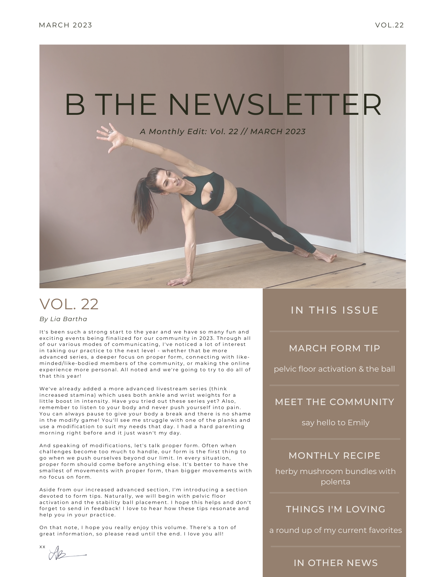 Newsletter Vol.22 – B the Method