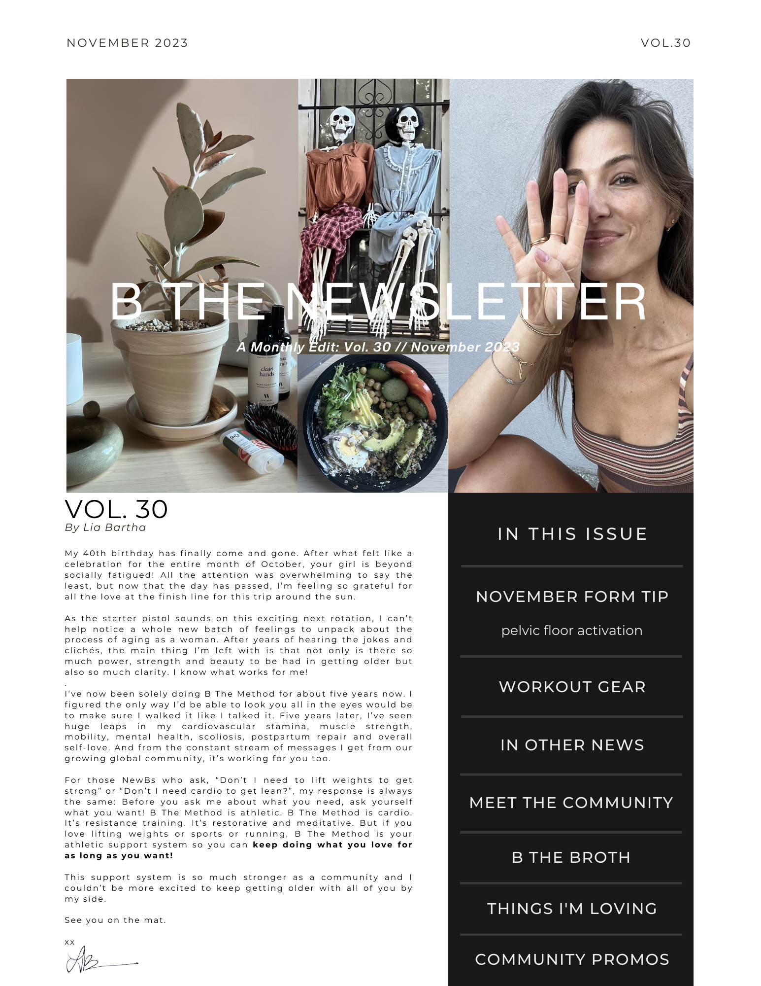 Newsletter Vol.30 – B the Method